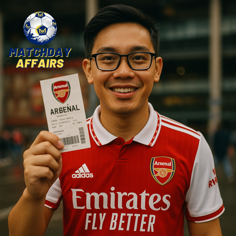 Arsenal Tickets Singapore | Official 2025/26 | Book Now – Matchday Affairs